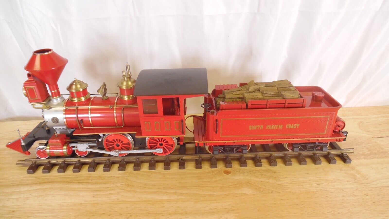 Delton South Pacific Coast 4-4-0 G Scale Steam Engine - Prototype -Rar