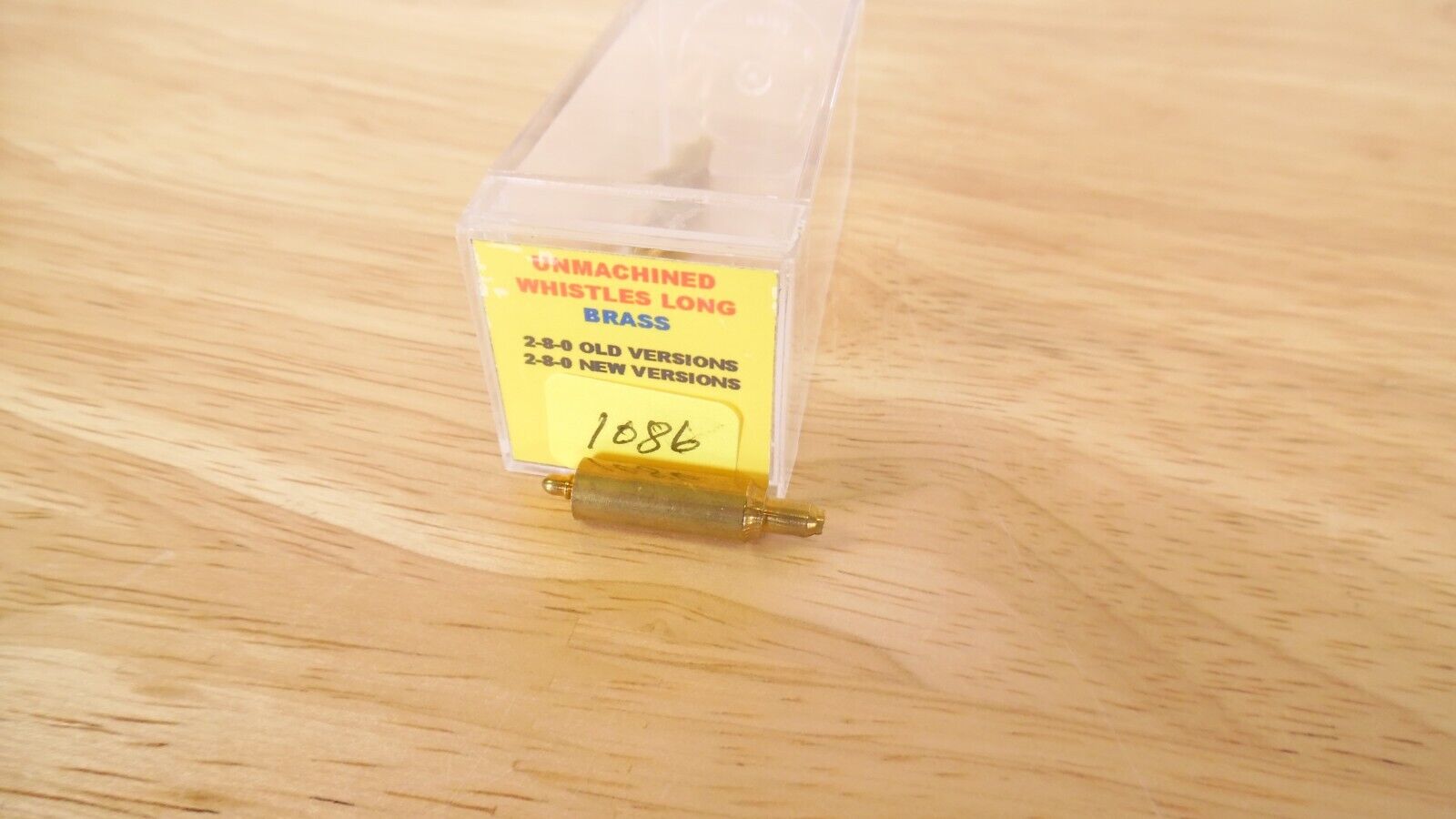 Delton Brass Unmachined Long Whistle -1086